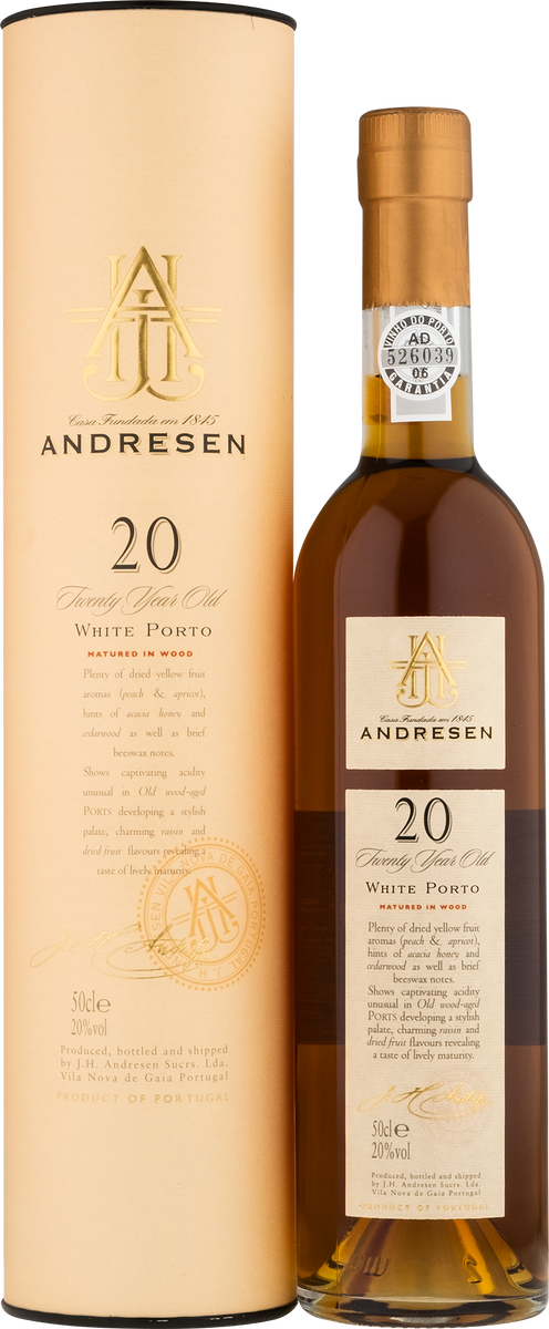Andresen 20 Years Old White Porto Portvin – Vinimondo