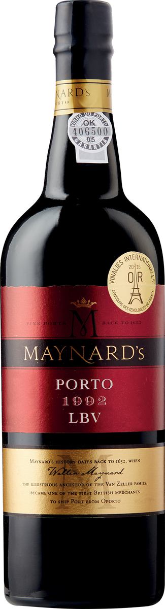 Maynards Unfiltered Late Bottled Vintage LBV Porto 1992 Portvin – Vinimondo